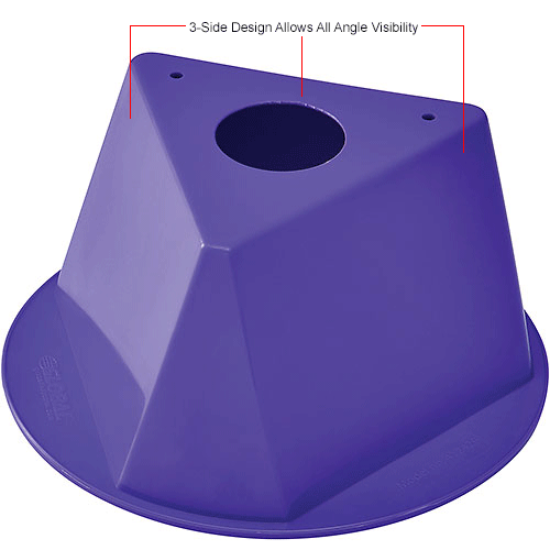 Global Industrial™ Inventory Control Cone, Purple