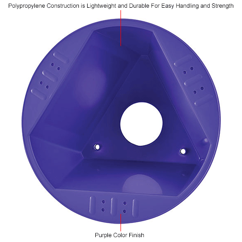 Global Industrial™ Inventory Control Cone, Purple