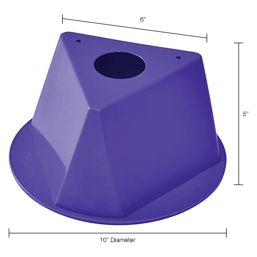Global Industrial™ Inventory Control Cone, Purple