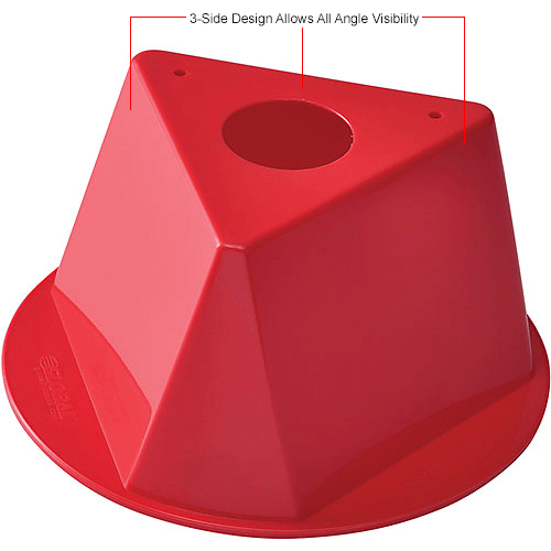 Global Industrial™ Inventory Control Cone, Red