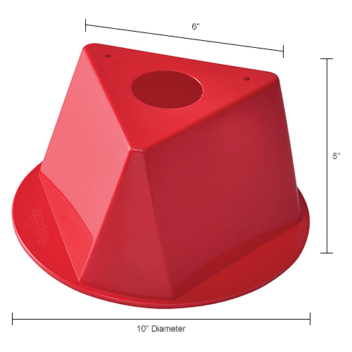 Global Industrial™ Inventory Control Cone, Red