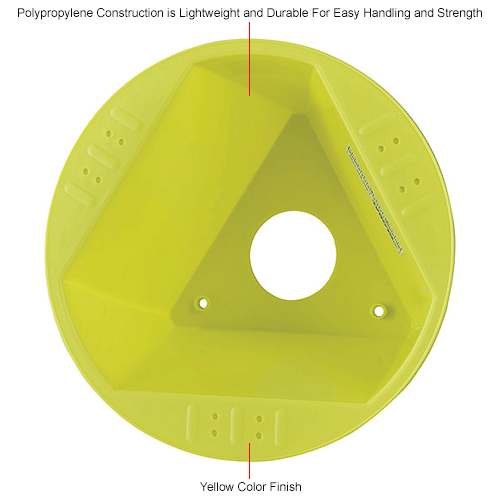 Global Industrial™ Inventory Control Cone, Yellow