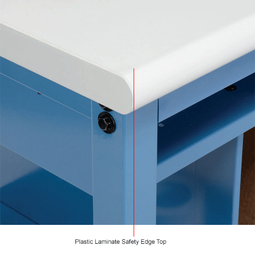 Global Industrial™ Complete Packing Workbench W/Power Apron, Laminate ...