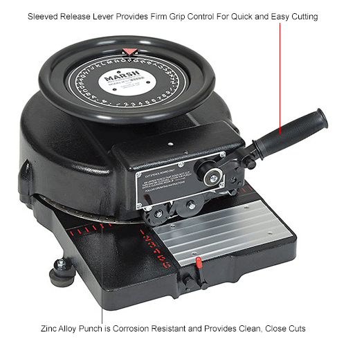 Marsh® Manual Stencil Machine For 1/2" Characters
