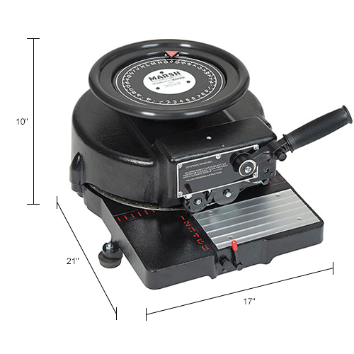 Marsh® Manual Stencil Machine For 1/2" Characters
