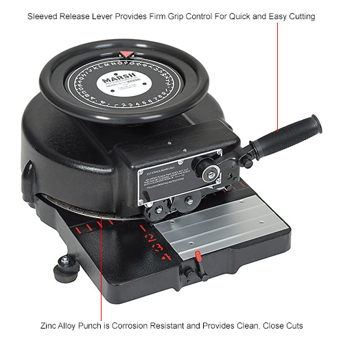 Marsh® Manual Stencil Machine For 3/4" Characters