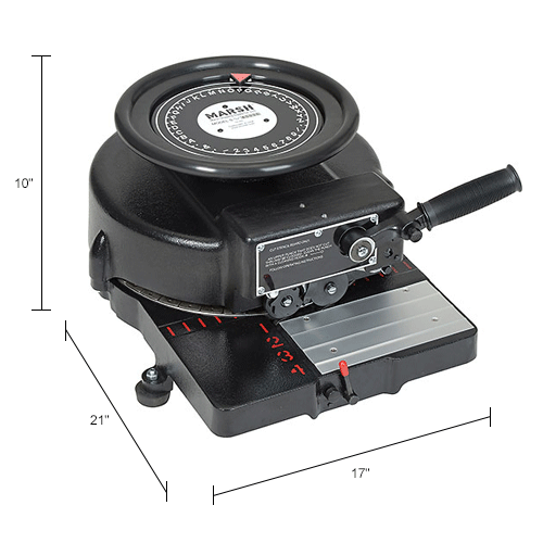 Marsh® Manual Stencil Machine For 3/4" Characters