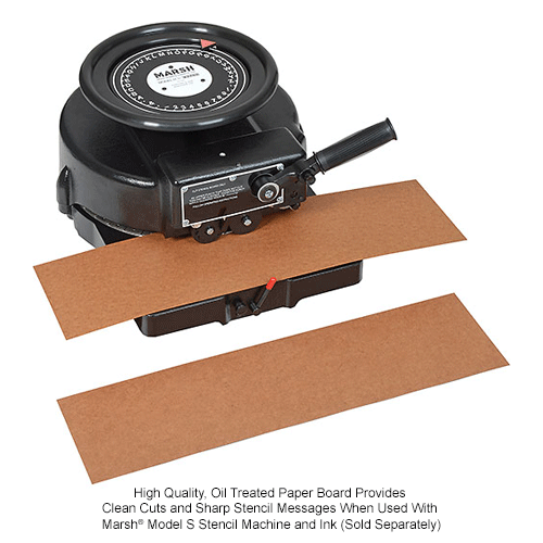 Marsh® Oiled Stencil Boards, 6-1/2"W x 24"L, 0.015" Thick ...