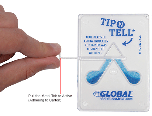 Global Industrial™ Tip N Tell® Indicators, Blue - Pkg Qty 100 | 412545 ...