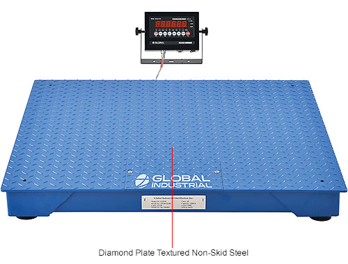 Global Industrial™ NTEP Pallet Scale With LED Indicator, 3'x3', 2,500 ...
