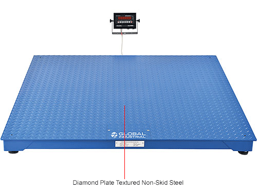 Global Industrial™ NTEP Pallet Scale With LED Indicator, 5'x5', 5,000 ...