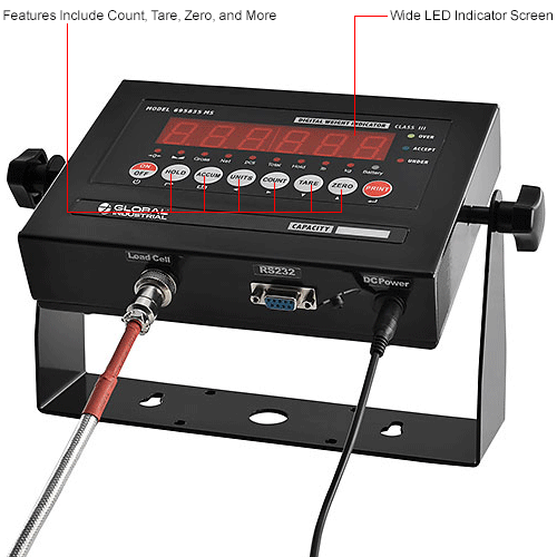 Global Industrial™ NTEP Pallet Scale With LED Indicator, 5'x5', 10,000 ...