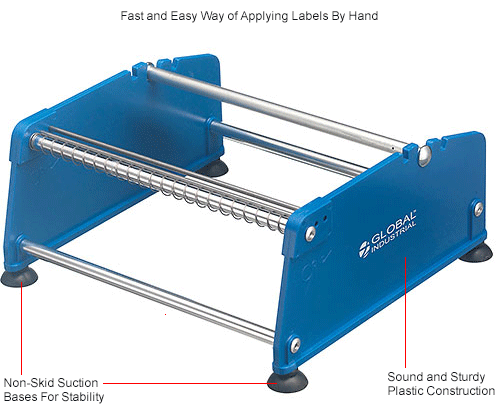 Global Industrial™ Manual Label Dispenser For Up To 8"W Labels