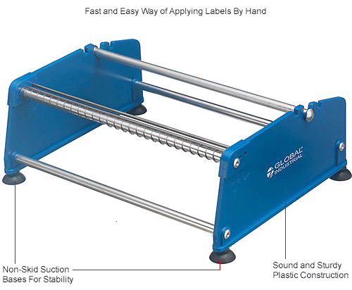 Global Industrial™ Manual Label Dispenser For Up To 10"W Labels