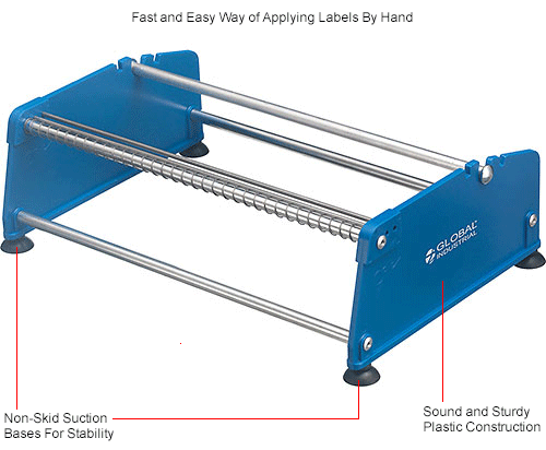 Global Industrial™ Manual Label Dispenser For Up To 12"W Labels
