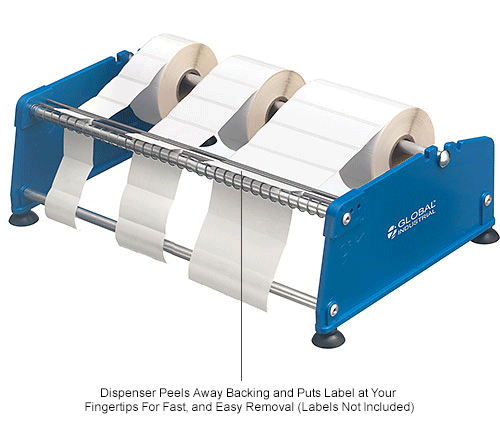 Global Industrial™ Manual Label Dispenser For Up To 12"W Labels