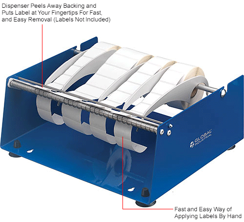 Global Industrial™ Manual Label Dispenser For Up To 12"W Labels, Table ...