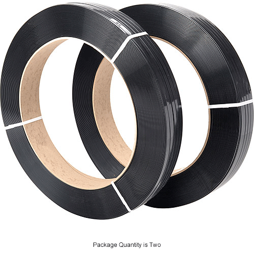 Global Industrial™ Polyester Strapping, 1/2"W x 3250'L x 0.028" Thick ...
