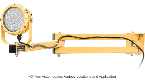 Global Industrial™ LED Dock Light w/ 40" Arm, 20W, 1800 Lumens, 5000K ...