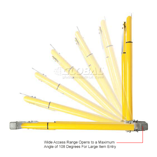 Yellow Safety Swing Gates