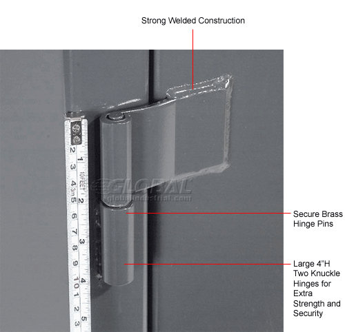 Strong Hold® Heavy Duty Storage Cabinet 46-244 - 48x24x78