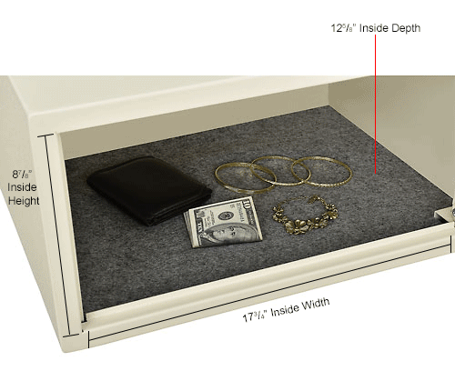 Global Industrial™ Personal Hotel Safe Electronic Lock w/Card Slot ...
