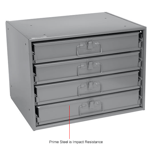 Durham Steel Compartment Box Rack 20 x 15-3/4 x 15 with 4 of 32 ...