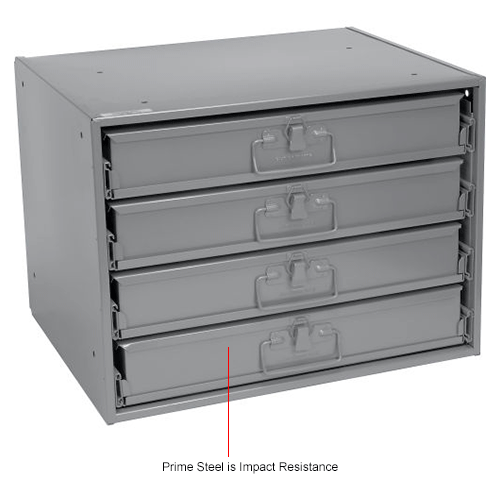 Durham Steel Compartment Box Rack 20 x 15-3/4 x 15 with 4 of 20 ...