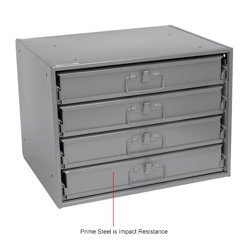 Durham Steel Compartment Box Rack Heavy Duty Bearing 20 x 15-3/4 x 15 ...