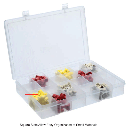 Durham Steel Compartment Box Rack 13-1/2 x 9-1/8 x 13-1/4 with 5 of 24 ...