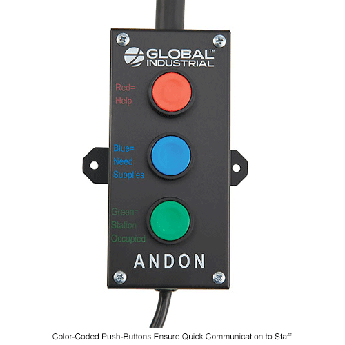 Global Industrial™ Workbench LED Stack Light Global Industrial™ Workbench LED Stack Light