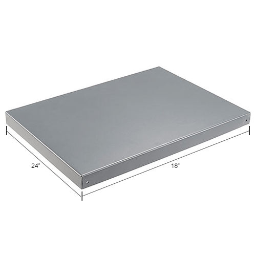 Global Industrial™ Steel Shelf for Deluxe Machine Table, 24"W x 18"D