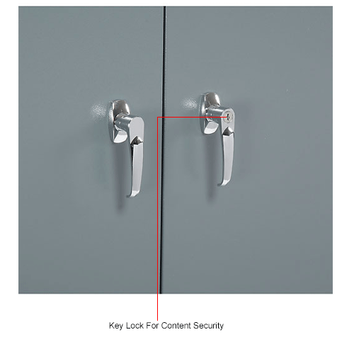 Global Industrial™ Locking Storage Cabinet 48x24x78 - 29 YL Stacking ...