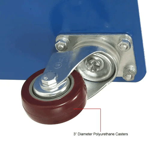 Global Industrial™ Work Positioning Post Lift Table Foot Control 200 Lb ...