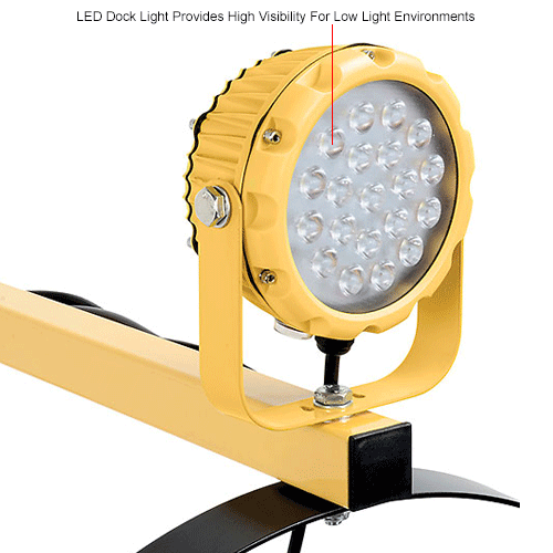 Global Industrial™ LED Dock Light w/ 40" Arm, 20W, 1800 Lumens, 5000K ...