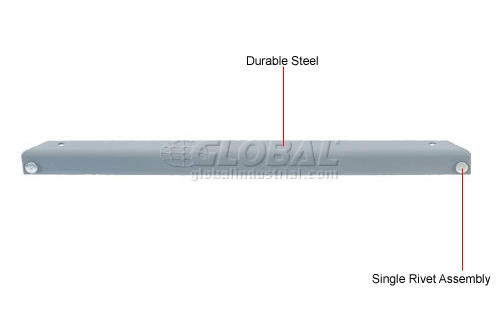 Global Industrial™ 36" Long Gray Single Rivet Beam