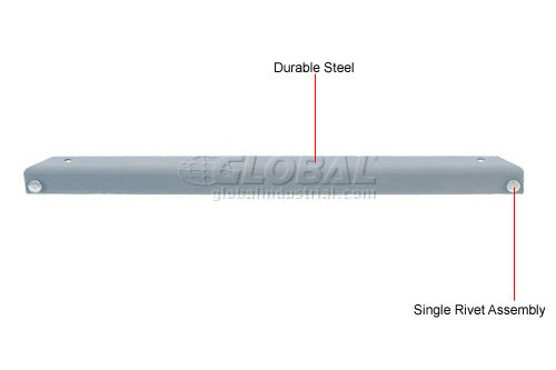 Single Rivet Beam, Nominal Length 36", Gray