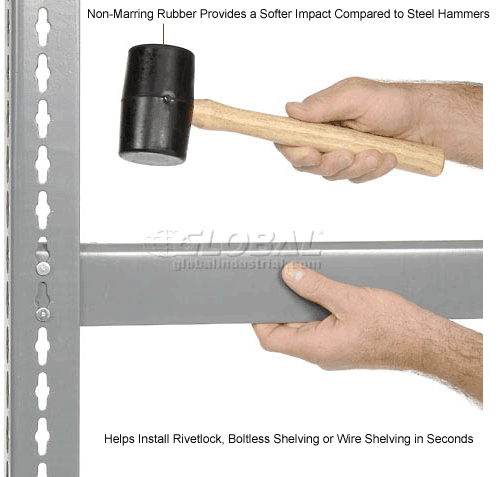 Global Industrial™ Rubber Mallet