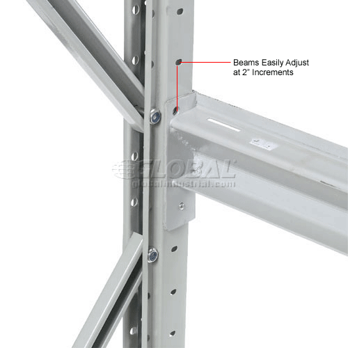 Global Industrial™ Additional Level, Wood Deck, 60"Wx24"D