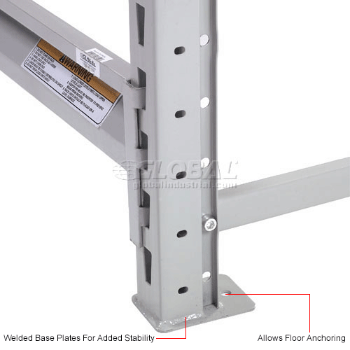 Global Industrial™ Record Storage Rack Starter 60"W x 18"D x 72"H