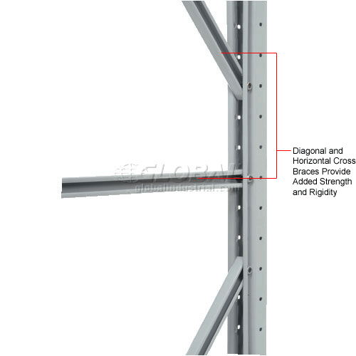 Global Industrial™ Upright Frame 48"D X 120"H