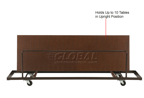 Interion® Table Cart For Rectangular Folding Tables Holds 10 - up to 96"