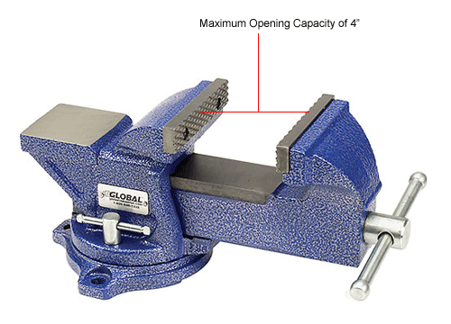 Global Industrial™ 4" Jaw Width 2-1/4" Throat Depth General Purpose ...