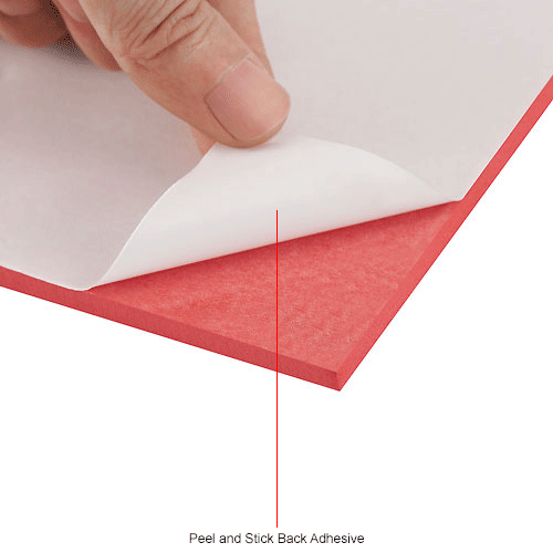 Global Industrial™ Custom Cut 2-Layer Drawer Liner Kit, Black/Red Foam ...