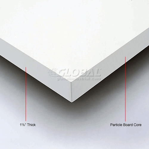 Global Industrial™ Workbench Top, Plastic Laminate Square Edge, 48"W x ...