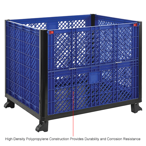 Global Industrial™ Easy Assembly Vented Wall Container - Drop Gate 39-1 ...