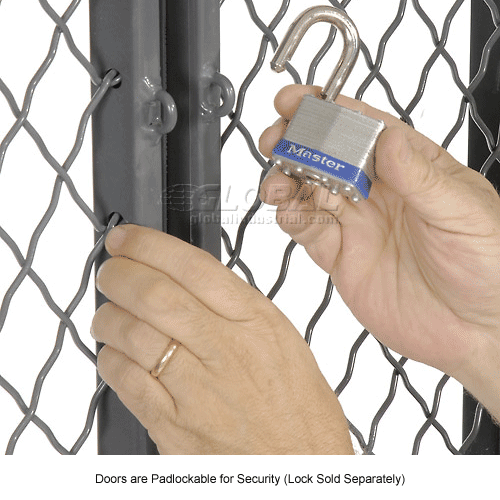 Global Industrial™ Wire Mesh Service Window for 8' Security Room