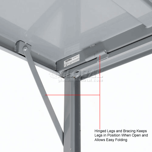 Global Industrial™ Heavy Duty Workbench w/ Hardboard Square Edge Top ...