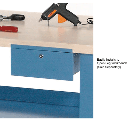 Global Industrial™ Steel Drawer, 10-3/4"W x 18"D, Blue