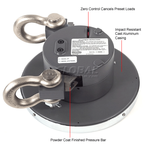 Dillon AP Mechanical Dynamometer, 10" Dial, 10,000 lb x 50 lb